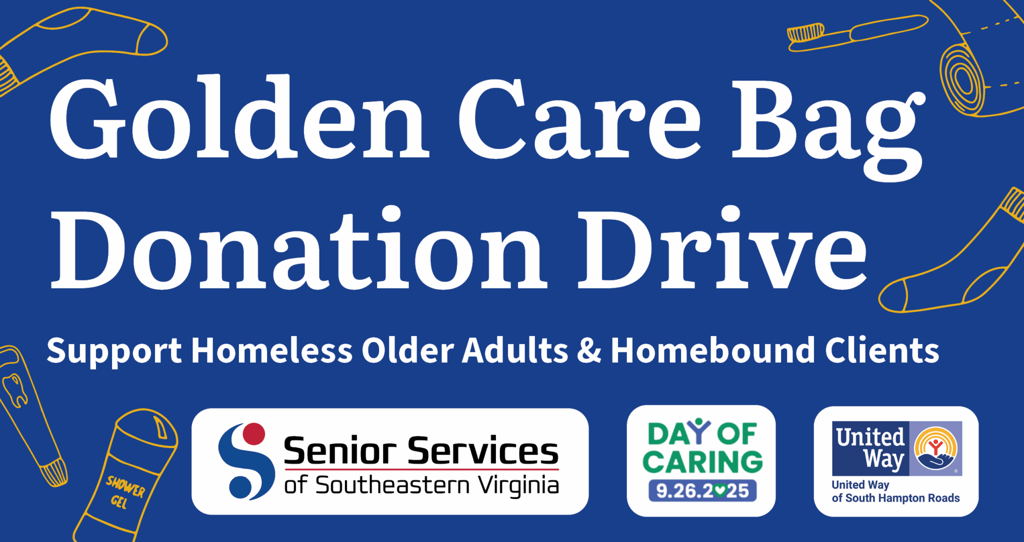 Golden Care Bag Donation Drive - https://www.ssseva.org
